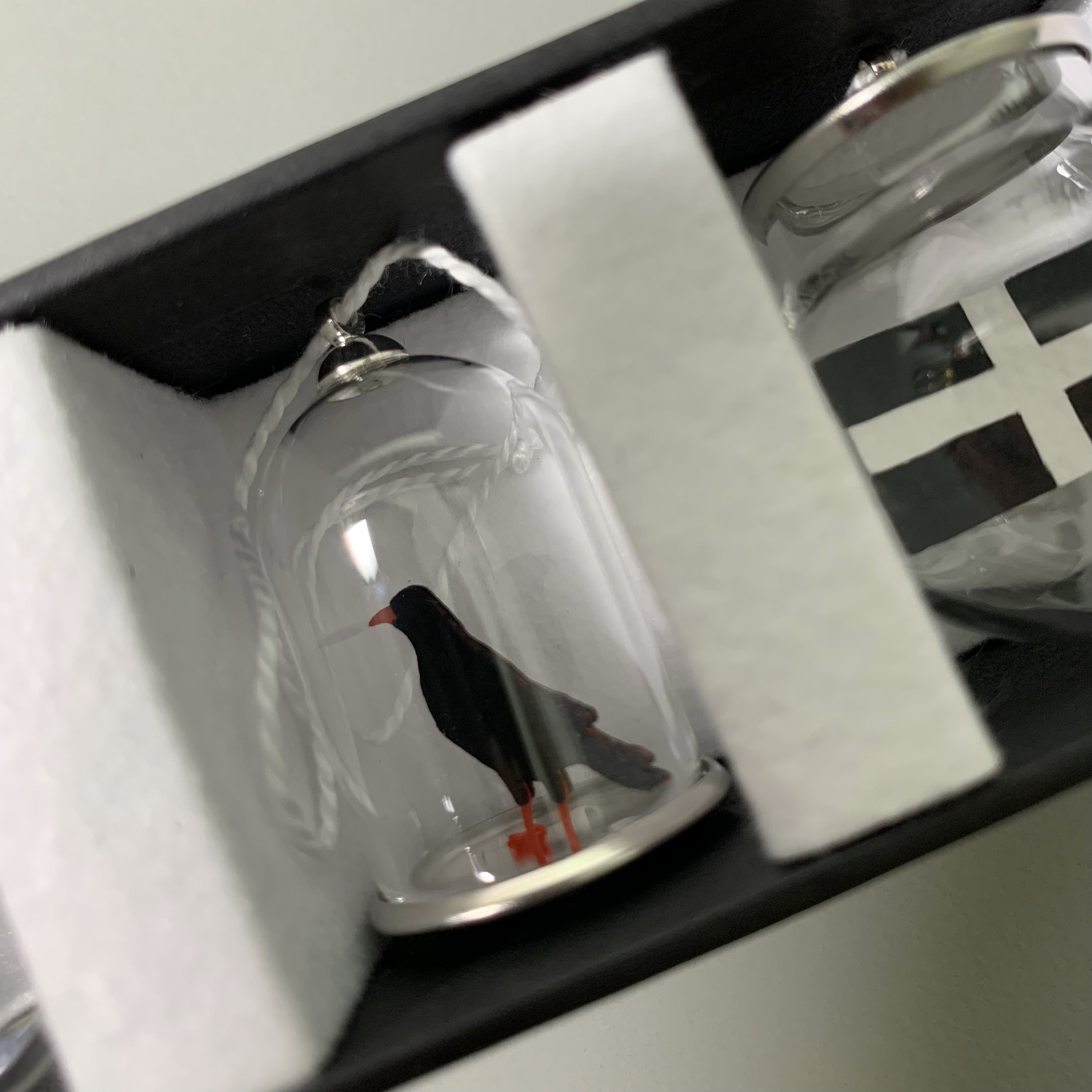 Cornish Flag Chough and Coat of Arms Miniature Hanging Glass - Etsy UK