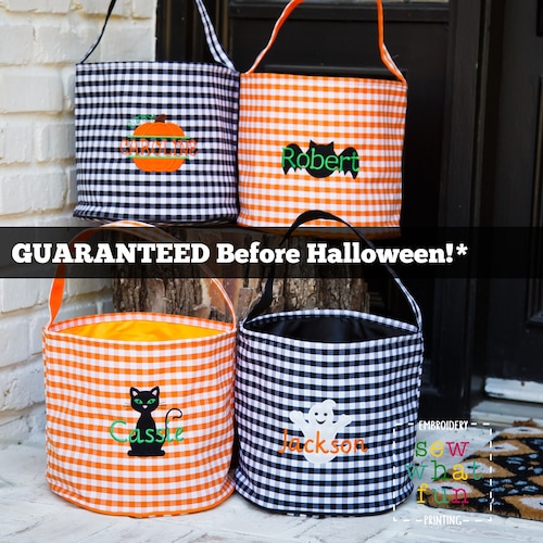 Personalized Trick-or-treat Bag Trick-or-treat Bucket - Etsy