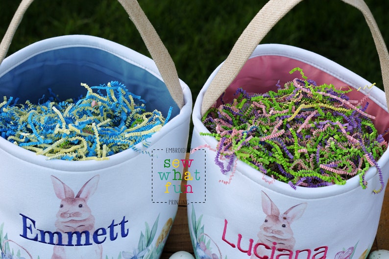 Easter Basket Personalized Easter Basket Monogram Easter - Etsy