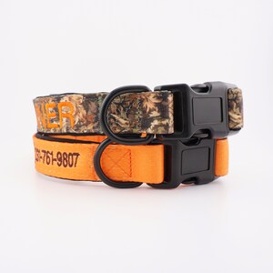 Dog Collars Personalized Dog Collar Embroidered Dog Collar Hunting ...