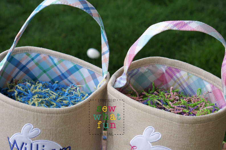 Easter Basket Personalized Easter Basket Monogram Easter - Etsy