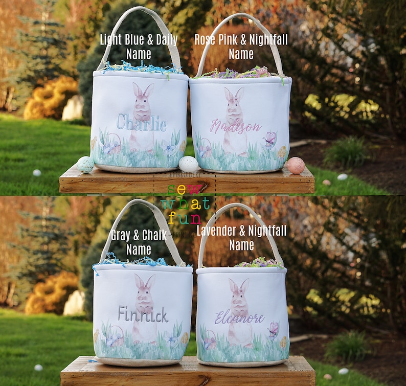 Easter Basket Personalized Easter Basket Monogram Easter - Etsy