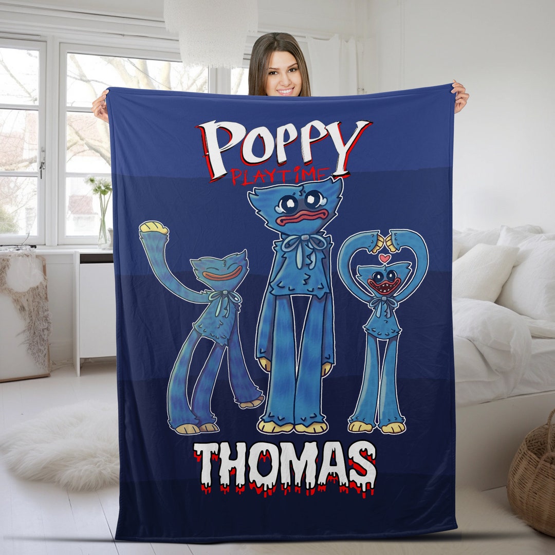 Custom Poppy Playtime Quilt Blanket, Poppy Playtime Bedding Set, Poppy ...