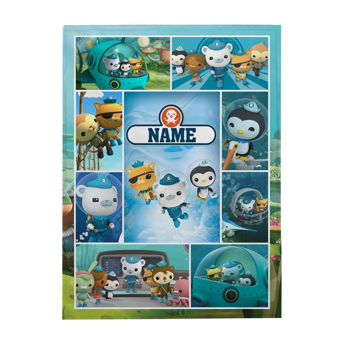 The Octonauts Blanket, Personalized the Octonauts Fleece Blanket ...