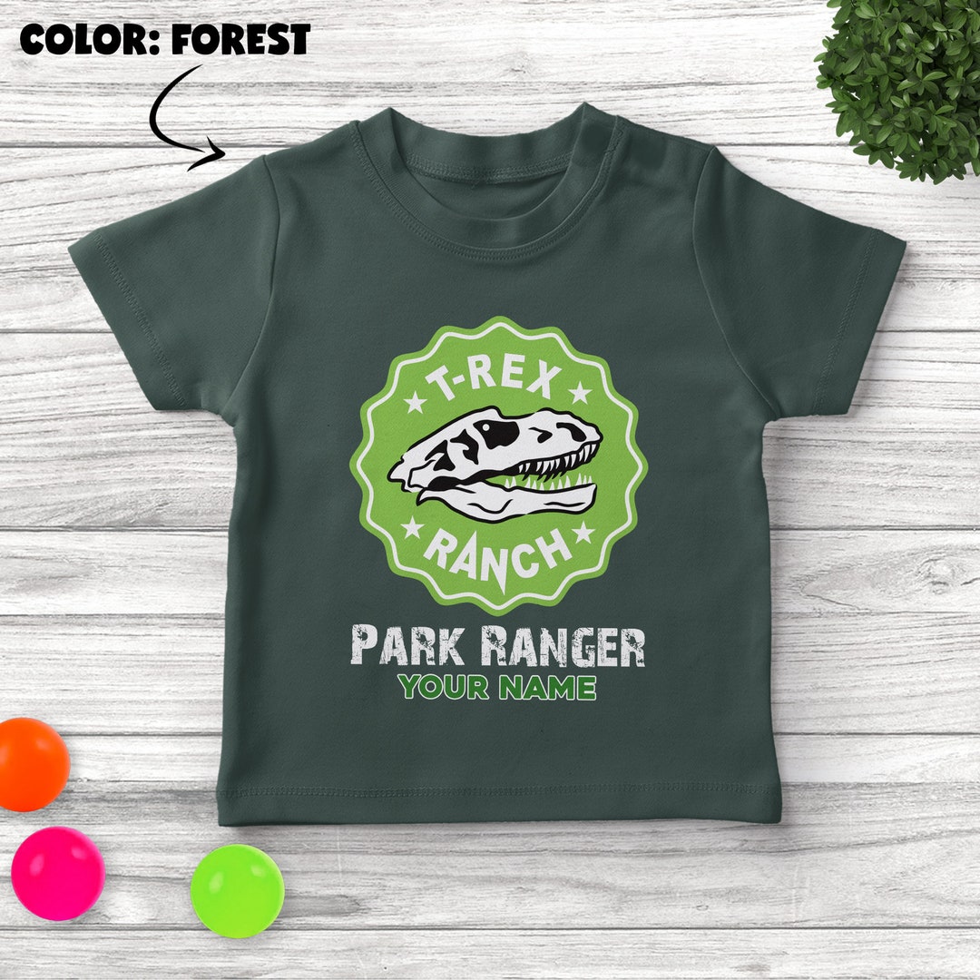 T-rex Ranch Park Ranger Shirt, T-rex Ranch Park Ranger Shirt, T-rex ...