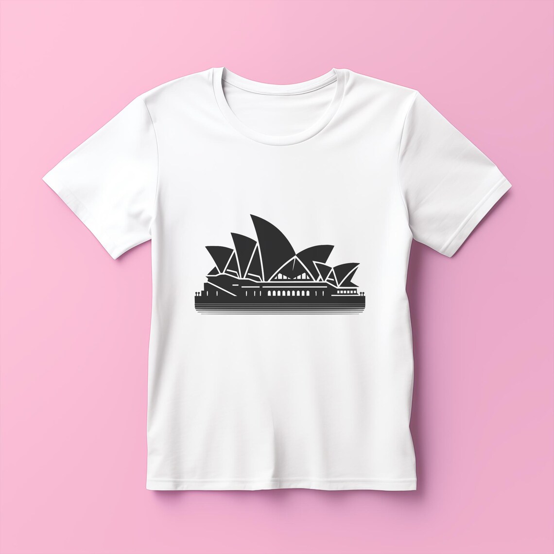 Sydney Opera House SVG Architecture Clipart, Black Silhouette, Cricut ...