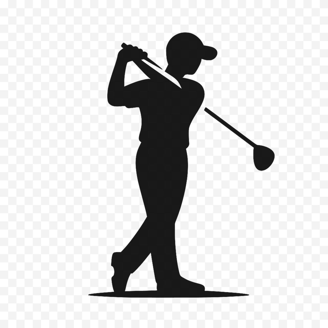 Golf SVG - Sport Clipart, Black Silhouette, Cricut File, Vector ...