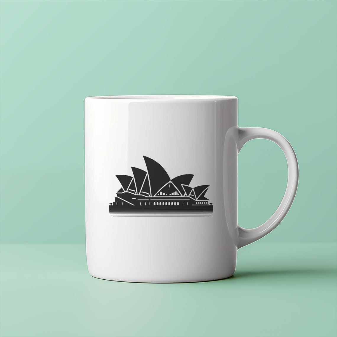 Sydney Opera House SVG Architecture Clipart, Black Silhouette, Cricut ...