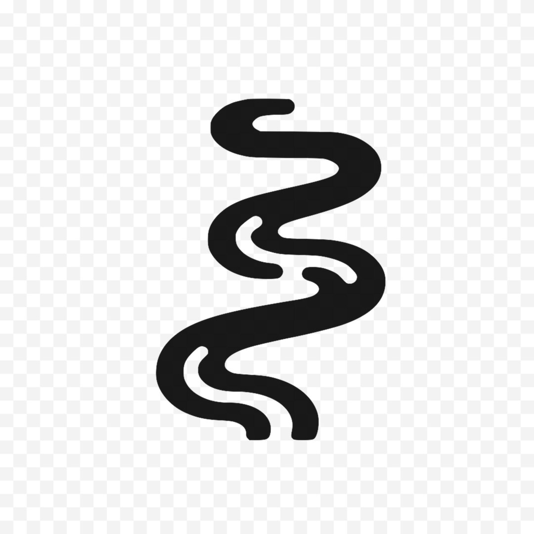 River SVG Nature Clipart, Black Silhouette, Cricut File, Vector ...