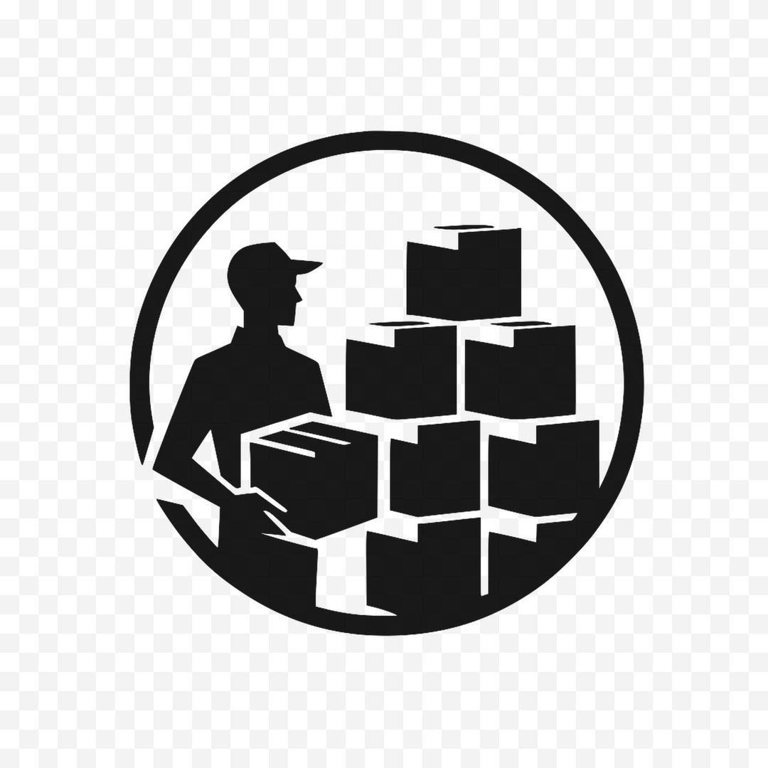 Moving Boxes SVG Packing and Shipping Clipart, Black Silhouette, Cricut ...