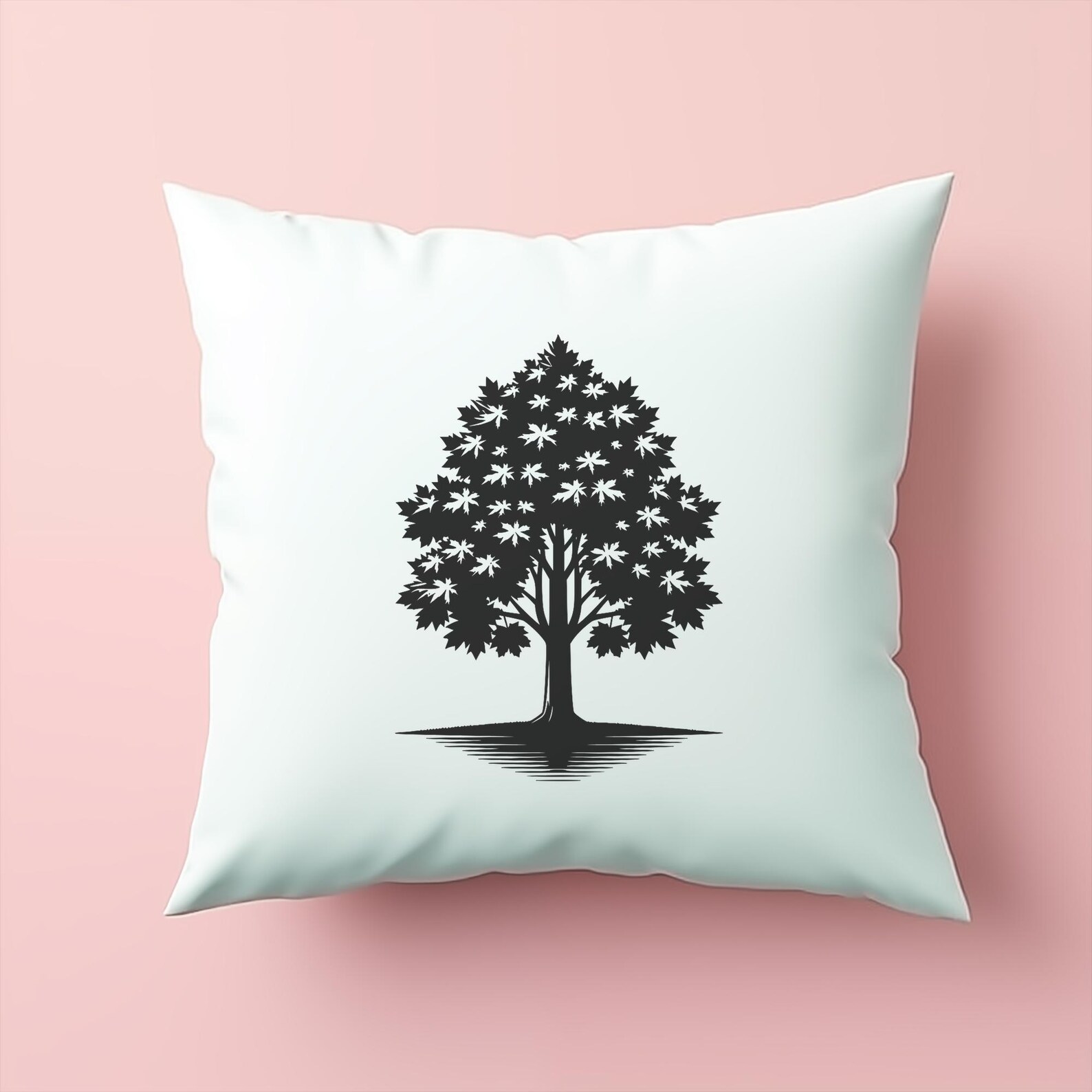 Maple Tree SVG - Nature Clipart, Black Silhouette, Cricut File, Vector ...