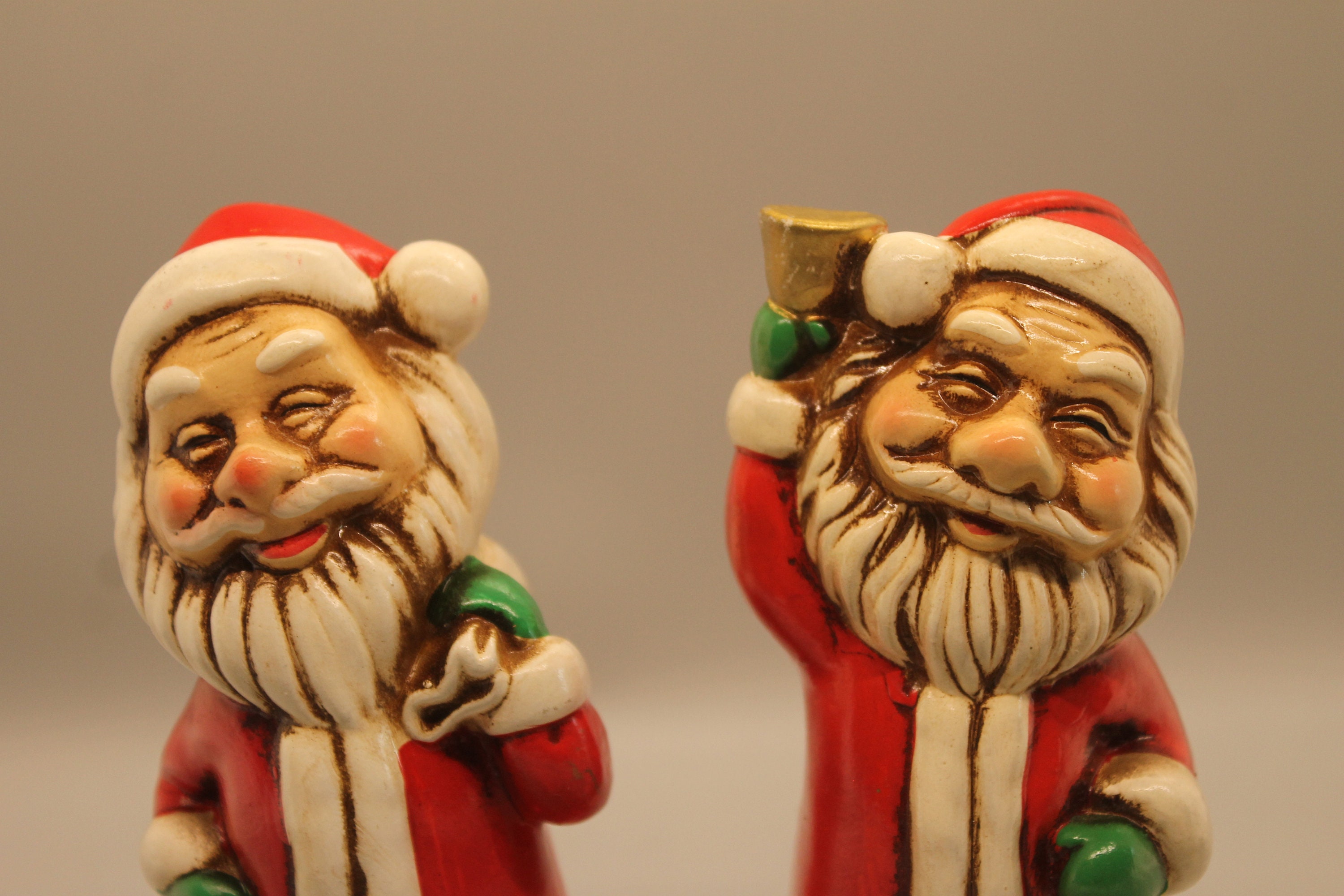 Vintage Santa Figurines - Etsy