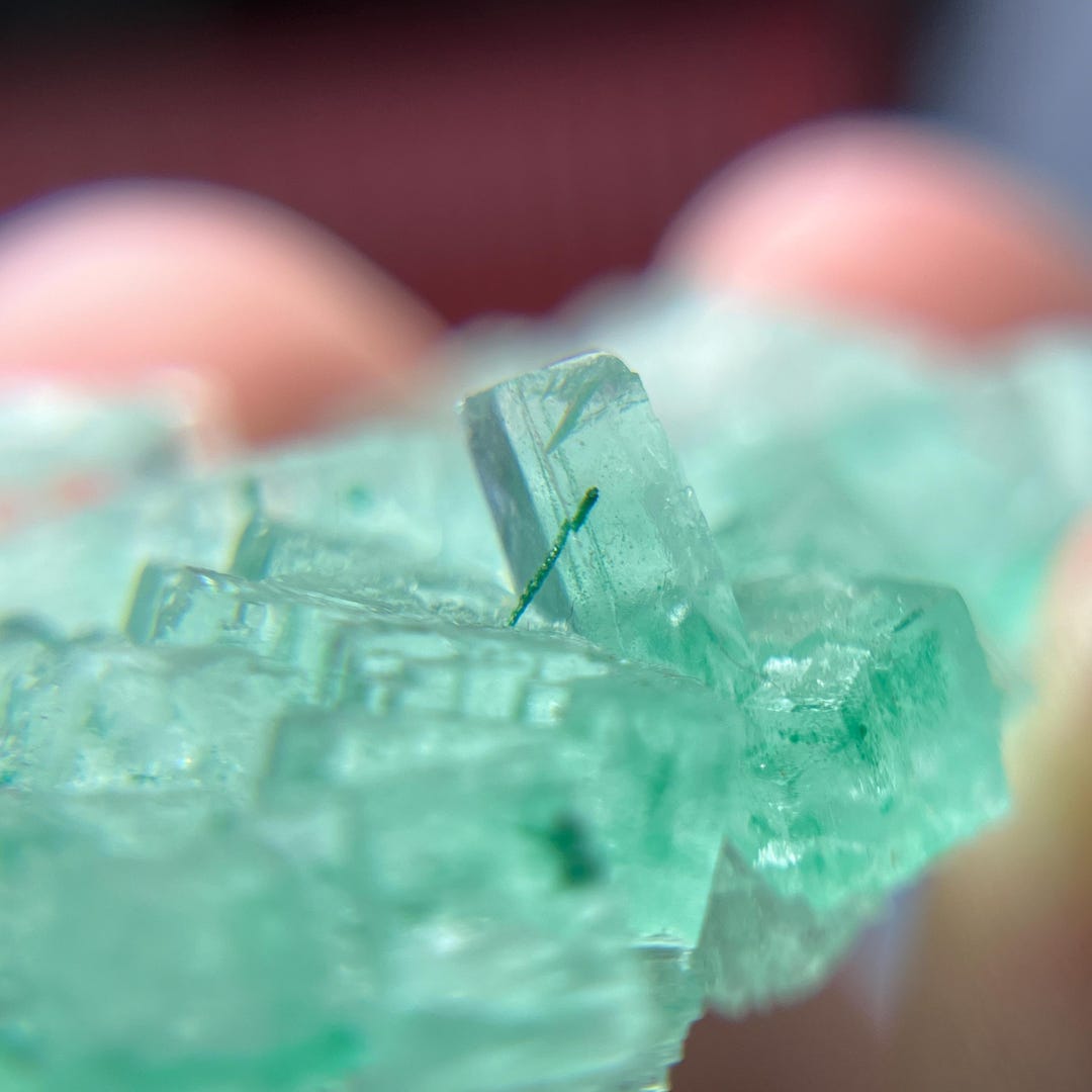 Green Halite Atacamite Lubin Mine, Poland SALT CRYSTAL - Etsy