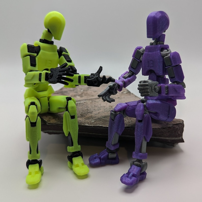 3D Printed Dummy 13 Action Figure 7in. Tall Assembled - Etsy