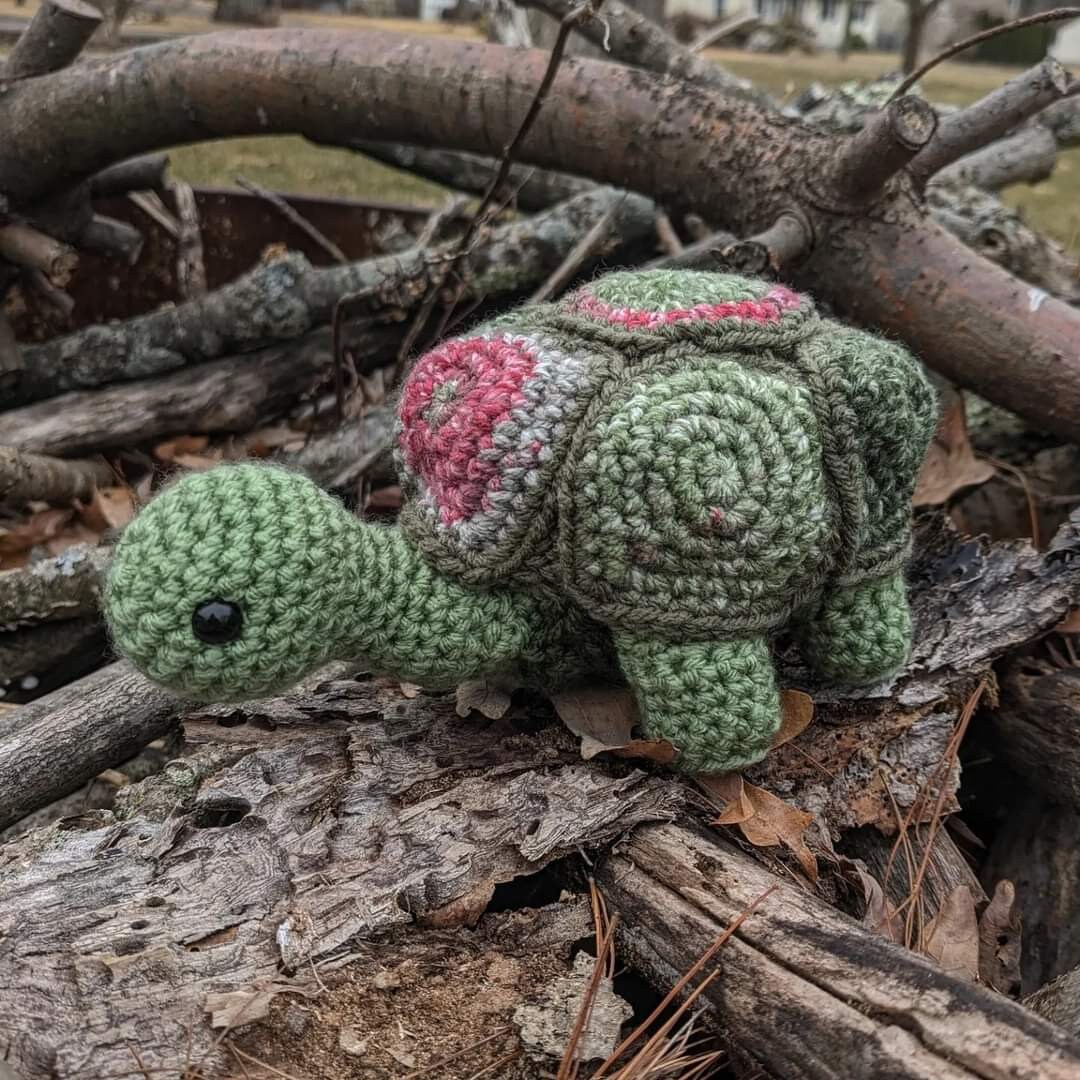 Made to Order - Handcrafted Custom Crocheted Turtle With Removable ...