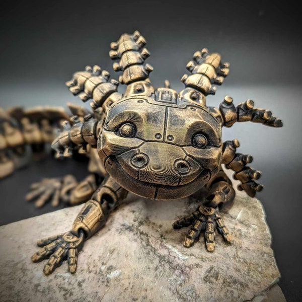 3d Printed Robot Axolotl - Etsy