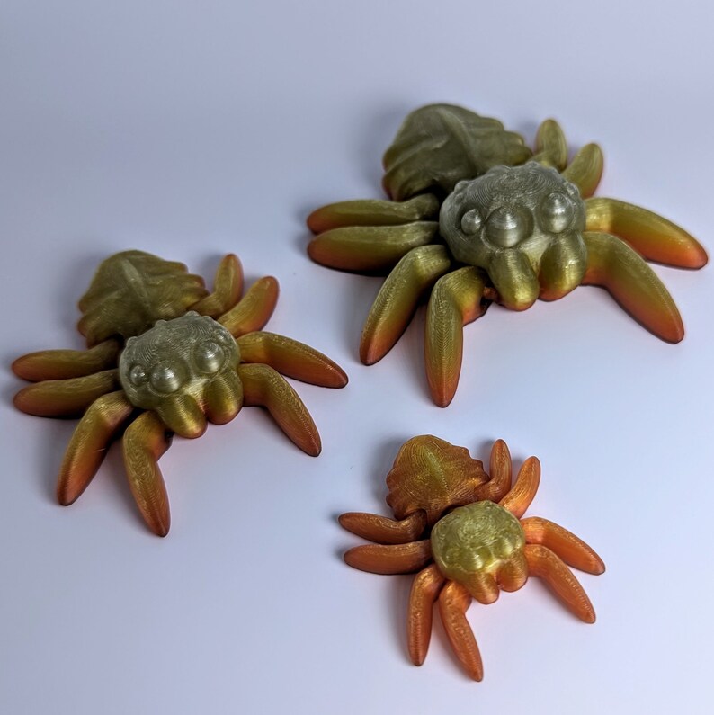3D Printed Tiny Spider - Specialty Colors - Etsy