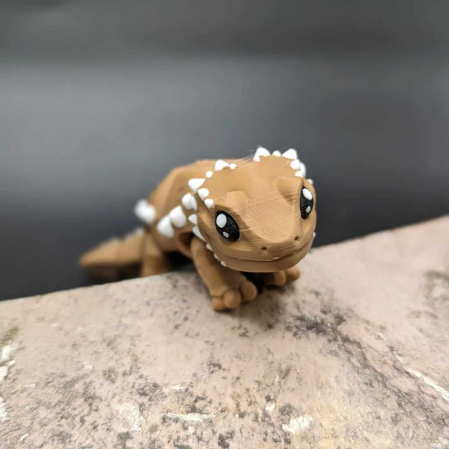 One 3D Printed Mini Bearded Dragon - Multicolor - Etsy