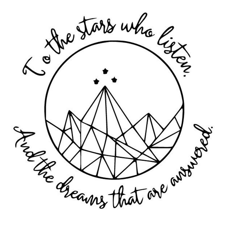 Night Court Symbol ACOTAR - Etsy