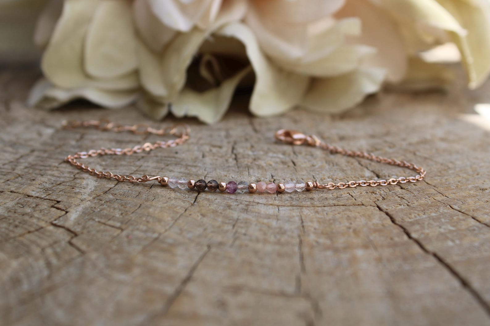 Cancer Support Bracelet. Gemstone Cancer Support Bracelet. Crystal ...