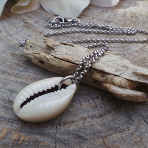 Mens Necklace.shell Necklace. Mens Cowrie Necklace. Mens Shell Necklace ...