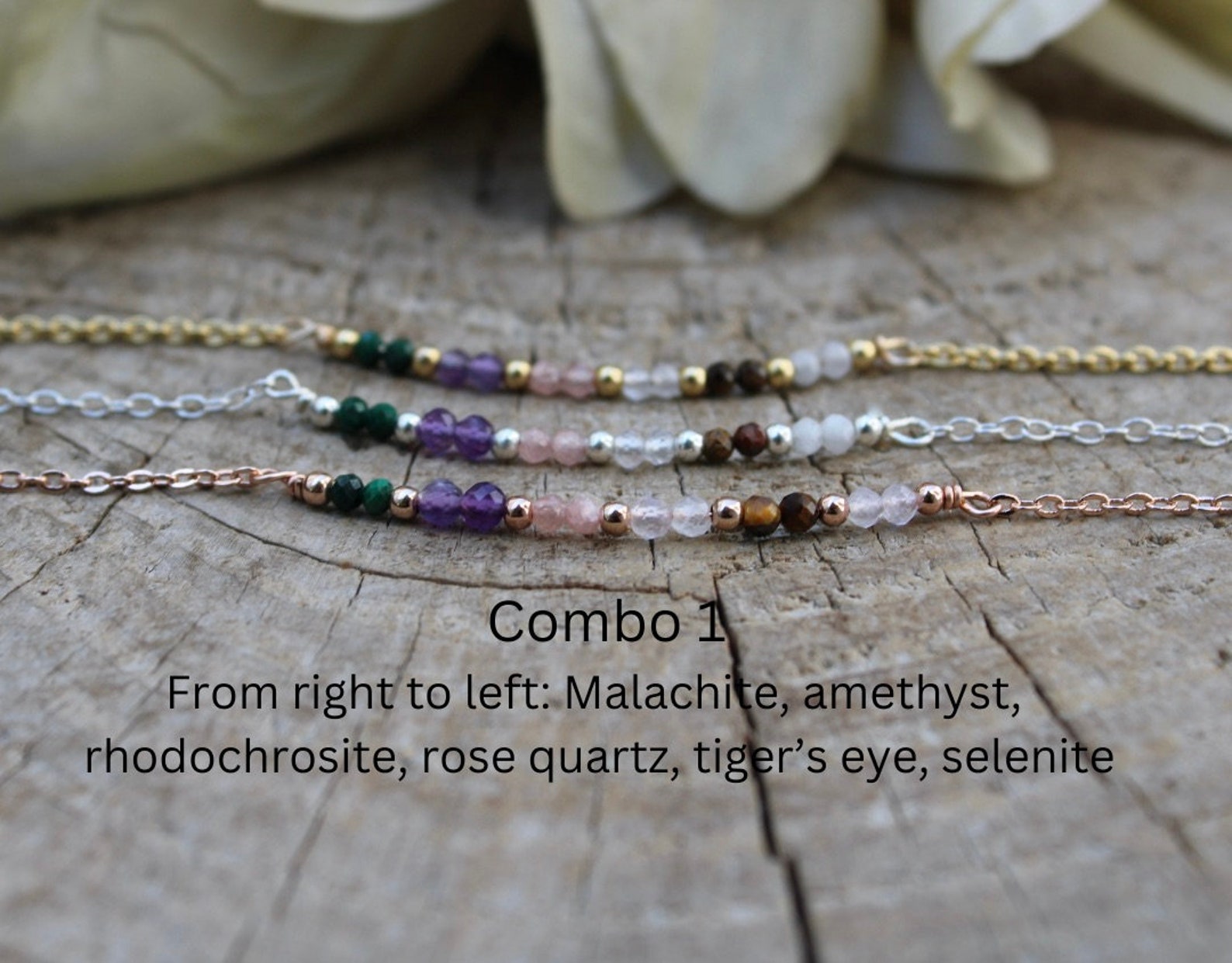 Cancer Support Bracelet. Gemstone Cancer Support Bracelet. Crystal ...