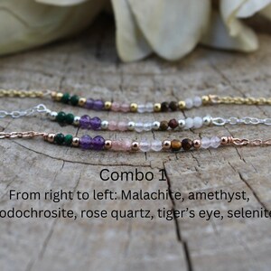 Cancer Support Bracelet. Gemstone Cancer Support Bracelet. Crystal ...