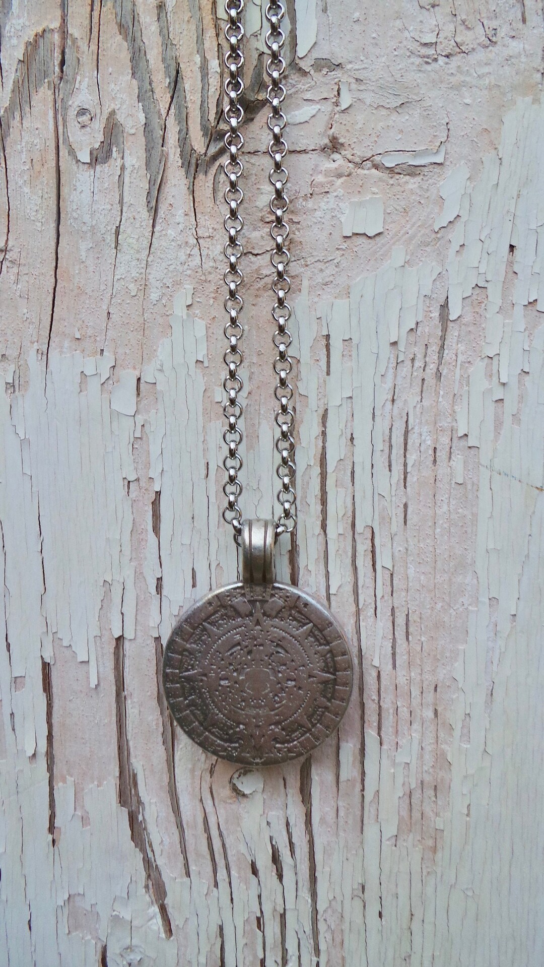 Mens Coin Necklace. Medallion Necklace for Men. Mens Necklace. - Etsy