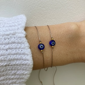 Evil Eye Bracelet. Evil Eye Cord Bracelet. Evil Eye String Bracelet ...