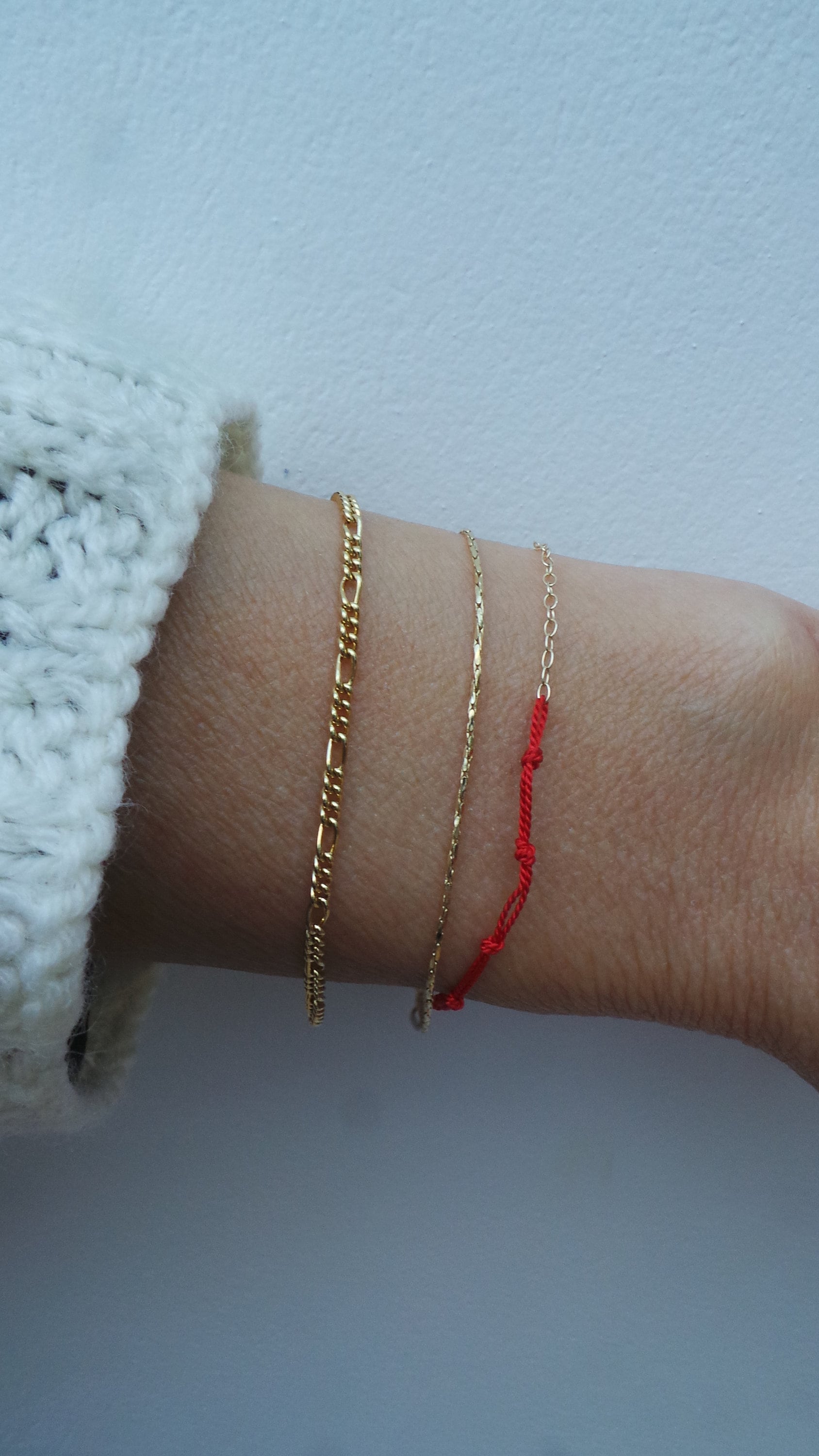 Red string bracelet. Red string of fate bracelet. Red string silk ...