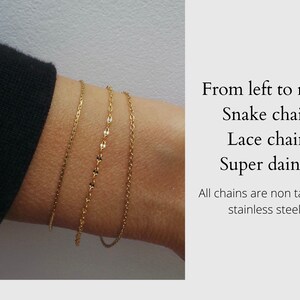 Minimalist Bracelet. Dainty Chain Bracelet. Gold Chain - Etsy