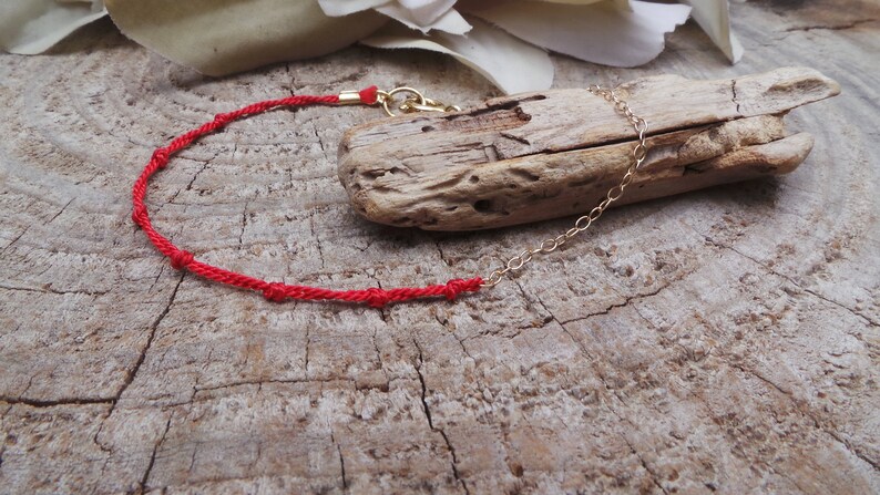 Red string bracelet. Red string of fate bracelet. Red string | Etsy