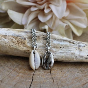 Mens Necklace.shell Necklace. Mens Cowrie Necklace. Mens Shell Necklace ...