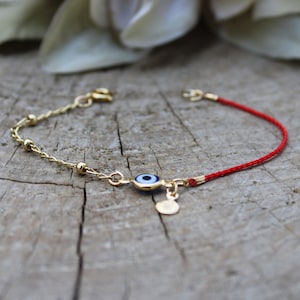 Red String Evil Eye Bracelet. Red String of Fate Bracelet. Evil Eye ...