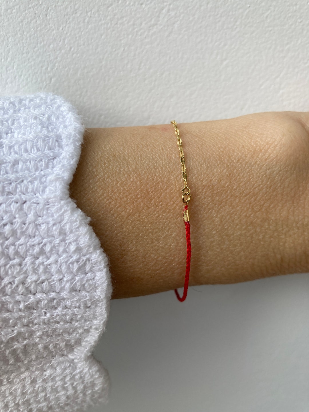 Red String Bracelet. Red String of Fate Bracelet. Red String - Etsy