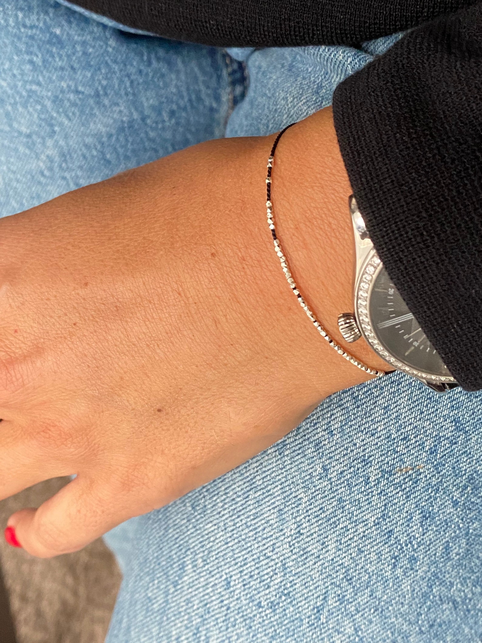 Red Silk String Protection Bracelet Wish Bracelet Friendship | Etsy