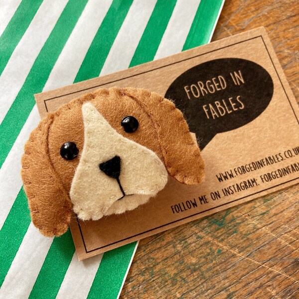 Beagle Brooch - Etsy