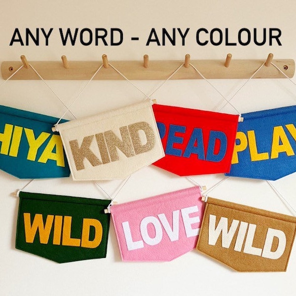 Felt Word - Etsy