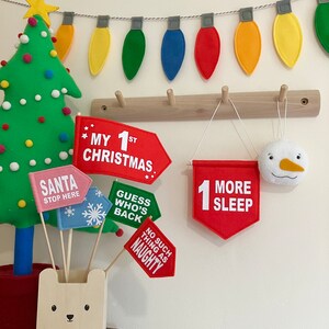 Snowman Christmas Decoration - Plush Felt Snowman Ornament - Felt ...