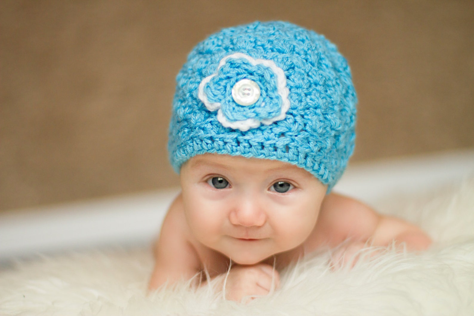 This is a Cute Blue Baby Hat - Etsy