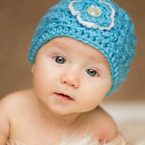 This is a Cute Blue Baby Hat - Etsy