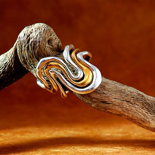 Sterling Puzzle Ring - Etsy