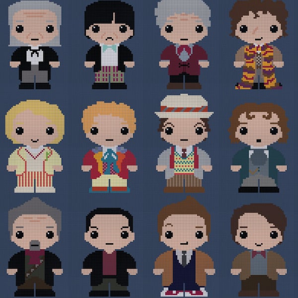 Doctor Who Cross Stitch - Etsy