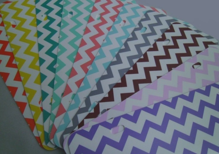 Personalized Chevron License Plate Personalized Car Accessory - Etsy