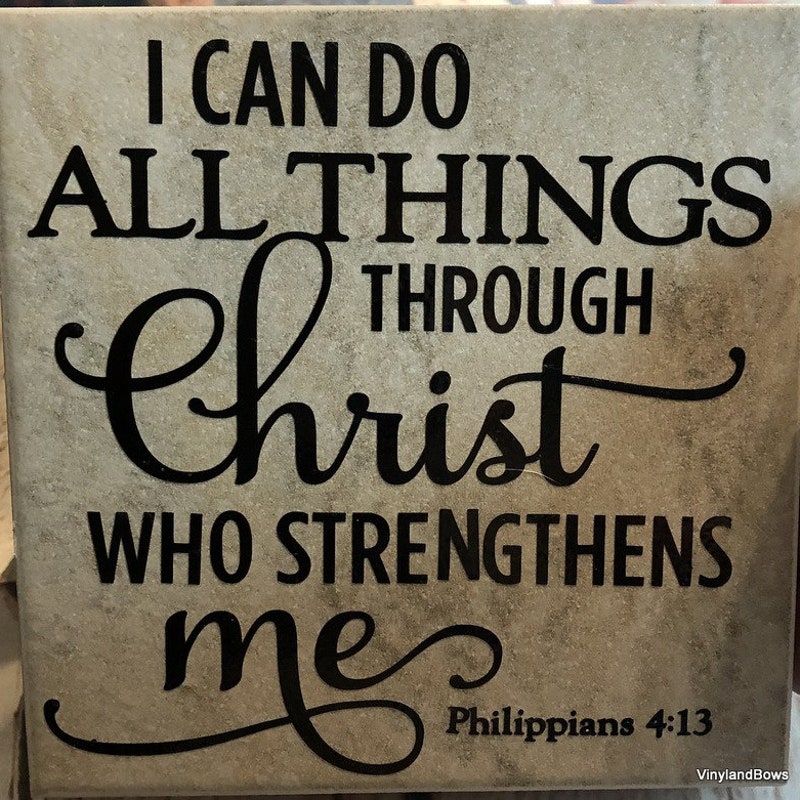 Bible Verse Ceramic Tiles - Etsy