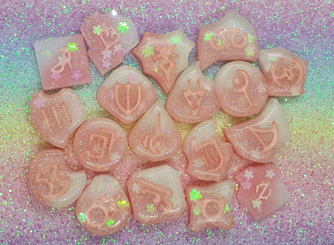 Final Fantasy XIV Job Stone Crystals- Soft Cherry Blossom - Etsy
