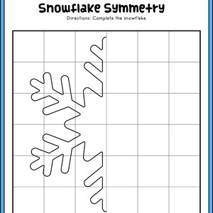 Snowflake Activity Pack - Etsy