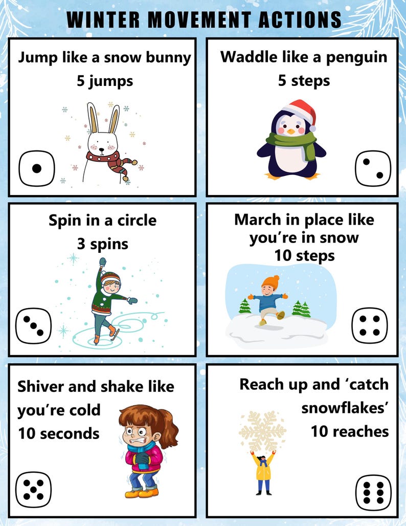 Winter Minute to Win It Games for Kids | Indoor Party Games | Classroom ...