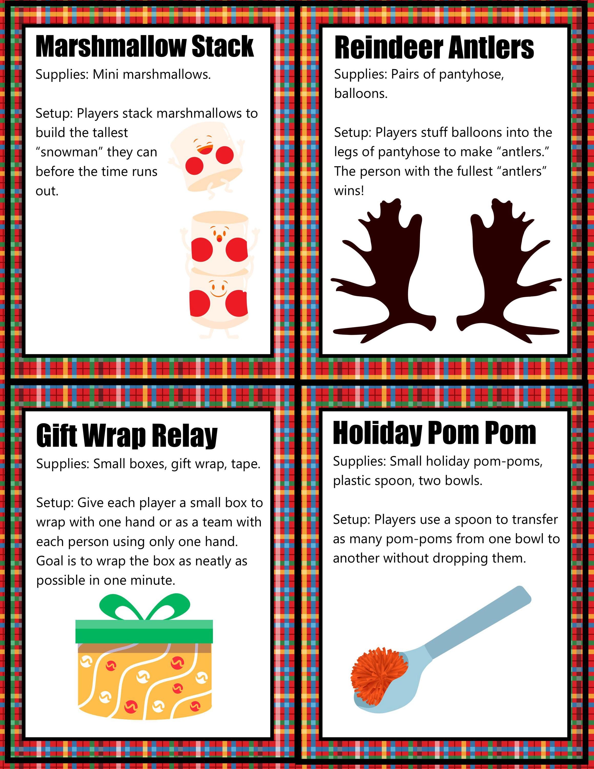 Christmas Minute to Win It Games for Kids - Etsy Canada