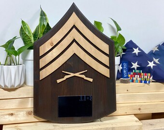 Usmc Rank Plaque | Etsy